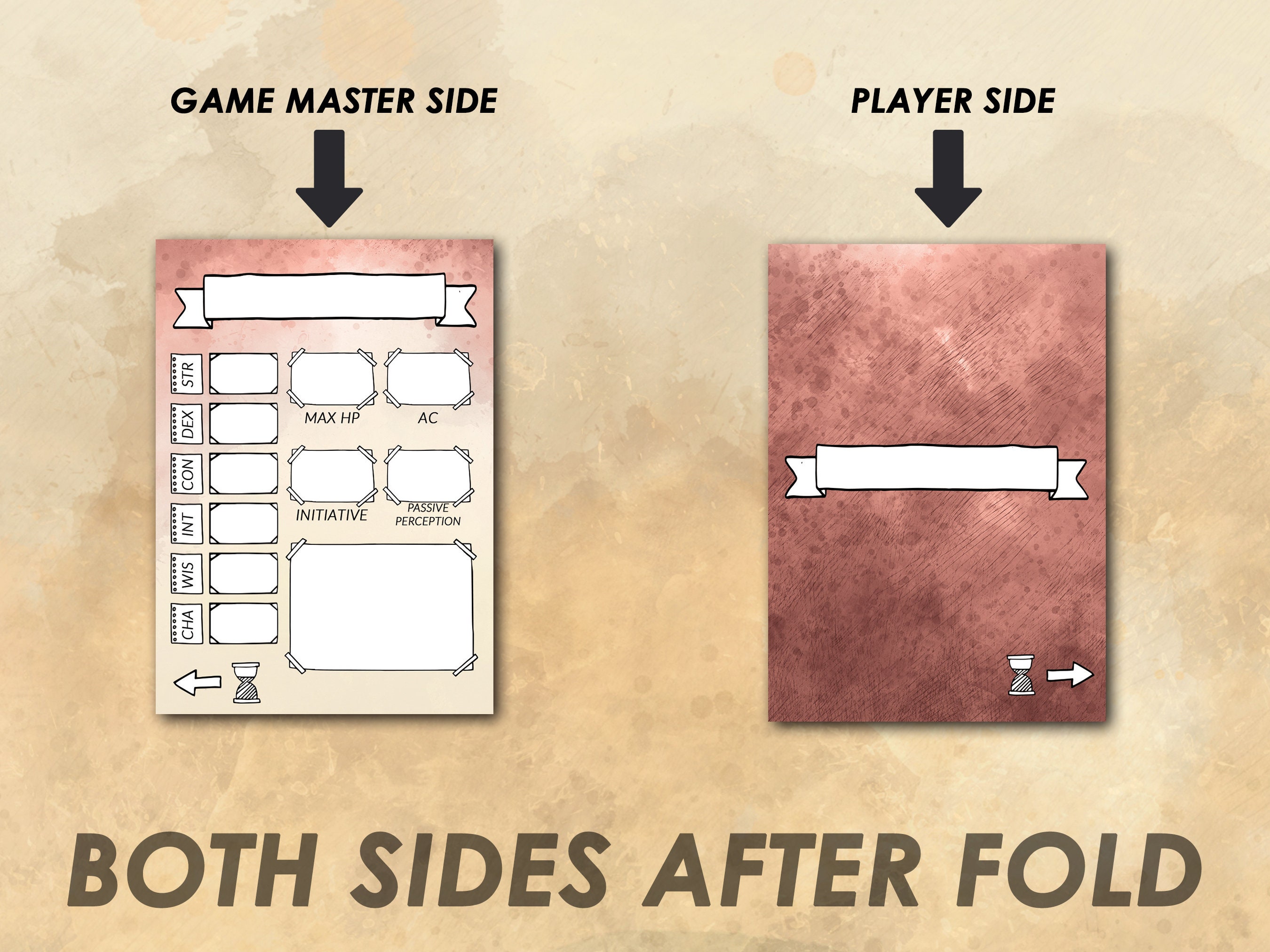 Dnd Initiative Tracker Dnd Dm Screen Accessories Character - Etsy