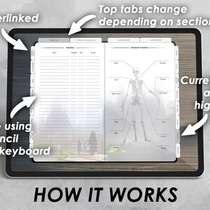 Dnd Journal Fantasy Edition Digital Character Sheet Goodnotes ...