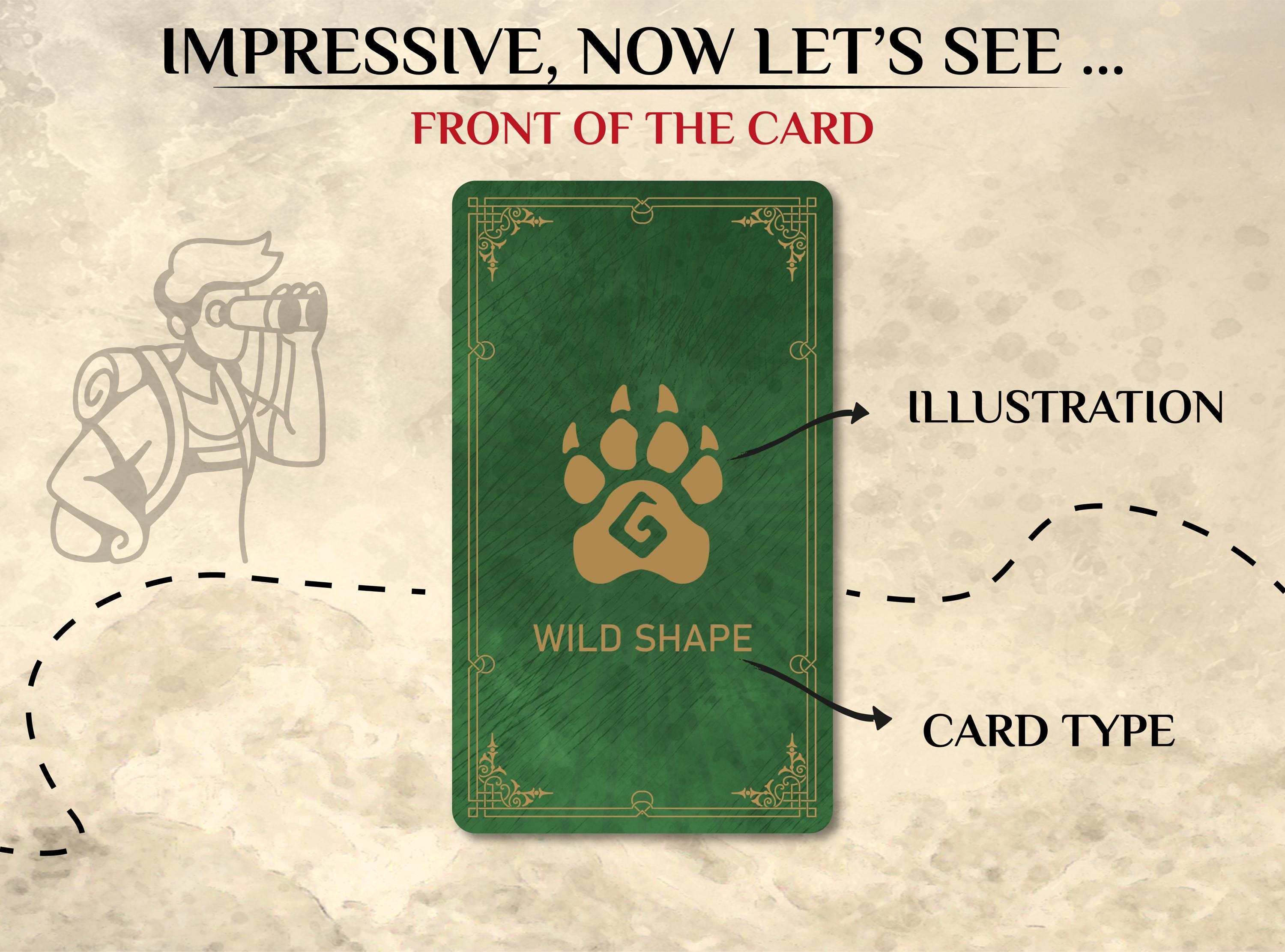 Dnd Druid Wild Shape Cards: 86 Beast Transformations 5e & 2024 Edition ...