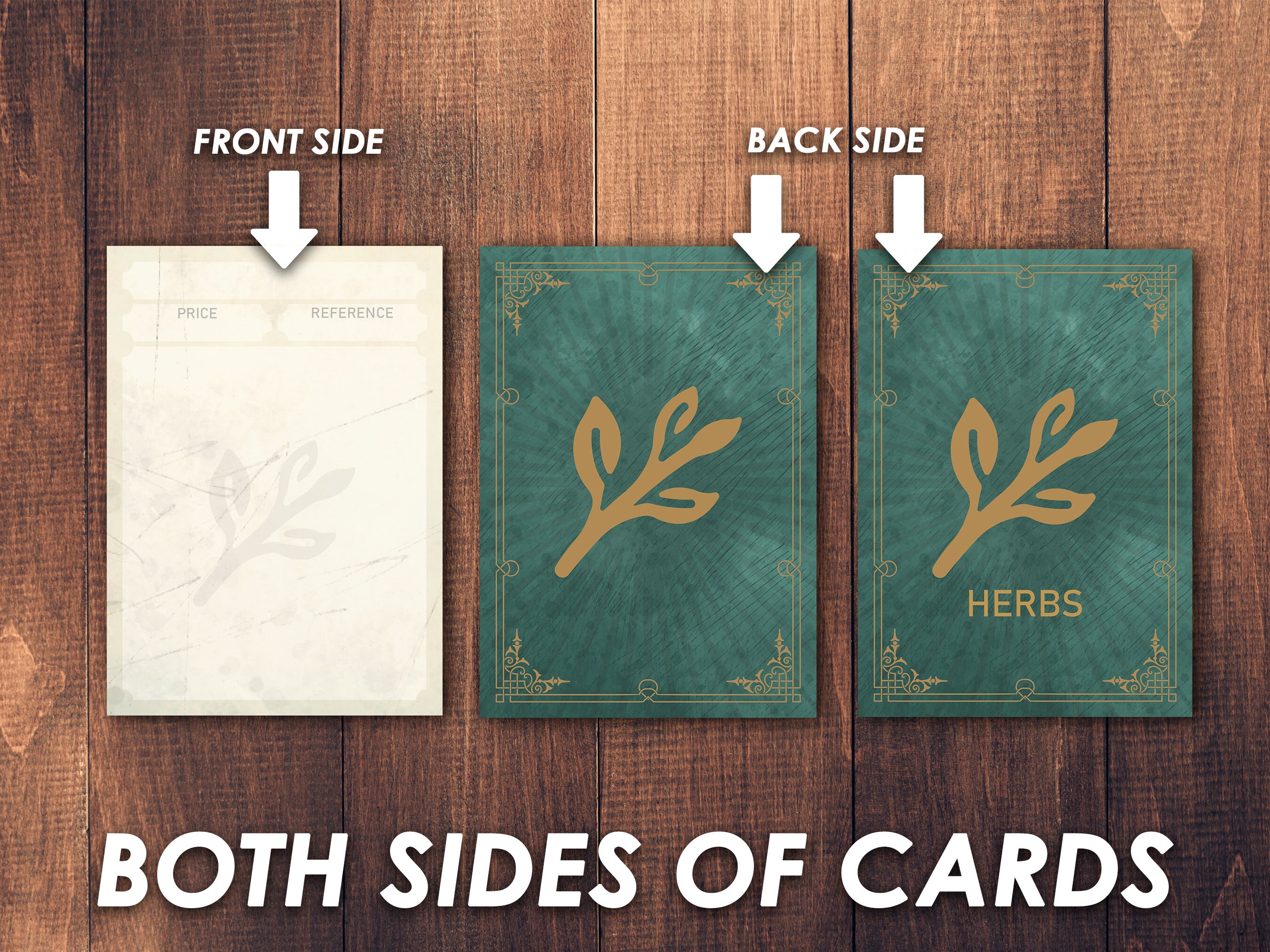 Dnd Herbs Cards: Custom Blank Dungeons and Dragons 5e (printable) - Etsy