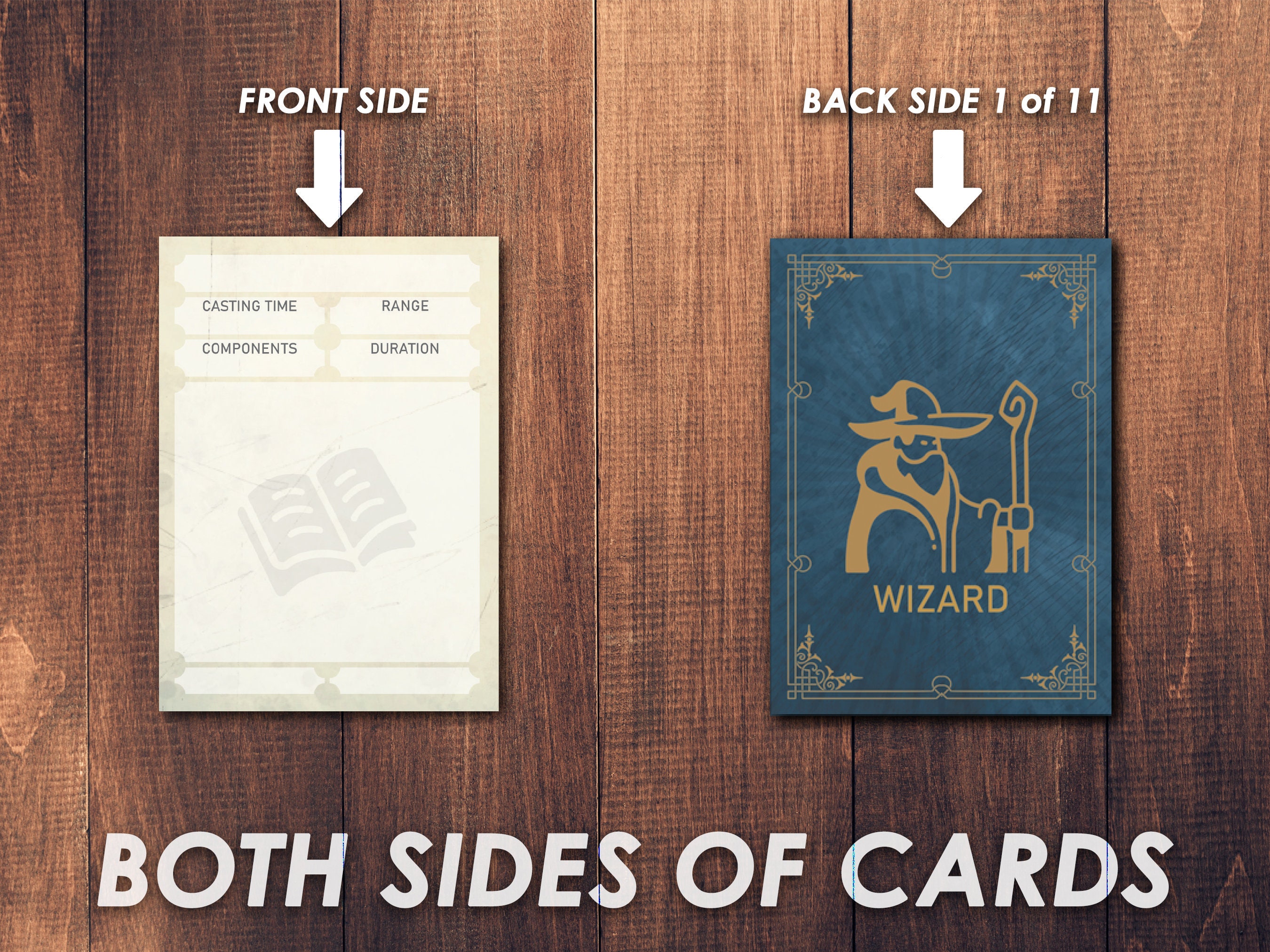 Dnd Spell Cards ALL CLASSES Dnd Accessories Dnd | Etsy Australia