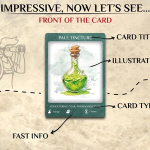 Dnd Potion and Poison Cards Illustrated Dnd Item Cards D&d Dnd DM ...