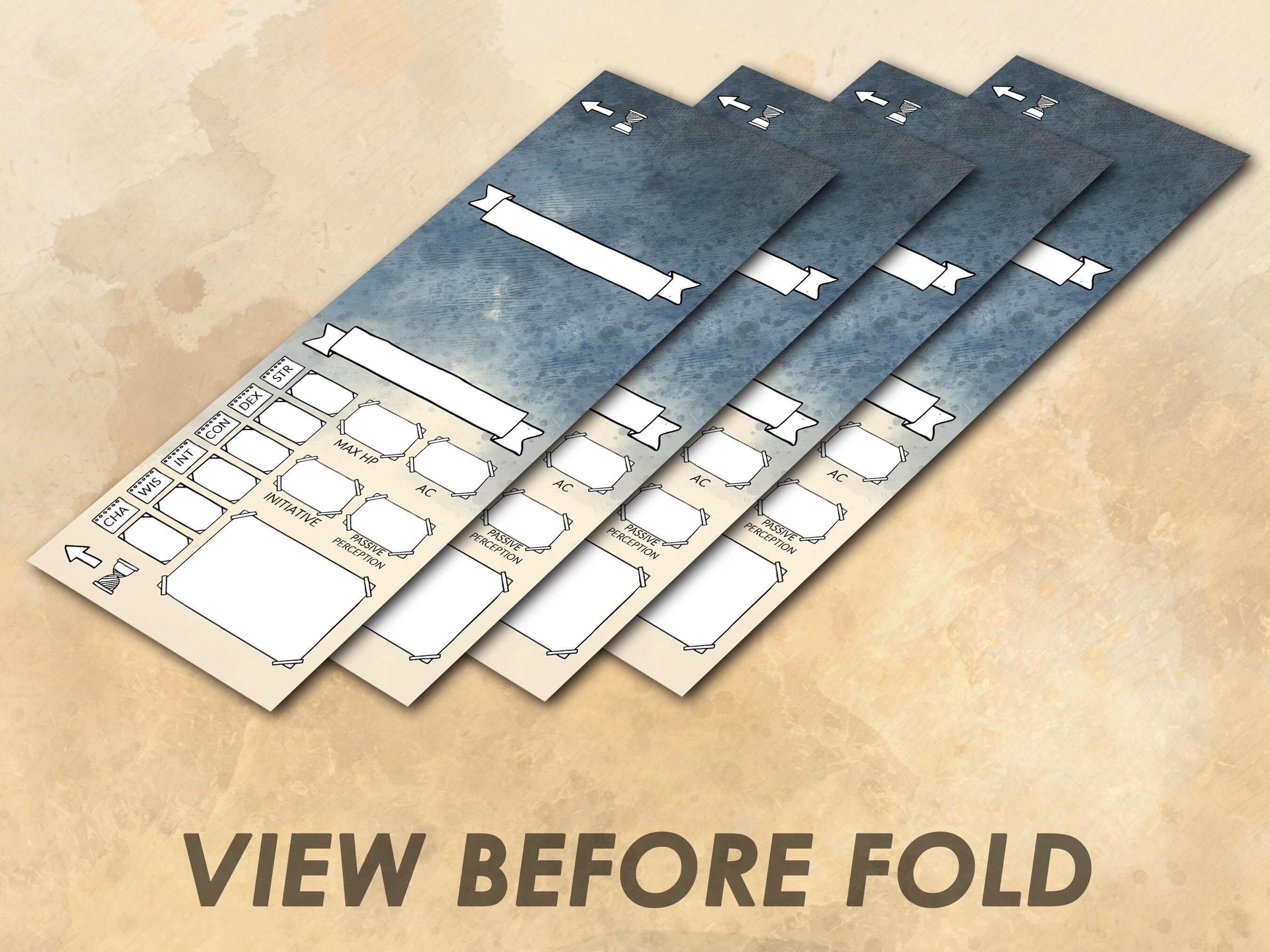 D&D 5e Initiative Tracker Printable Dungeons and Dragons - Etsy Australia