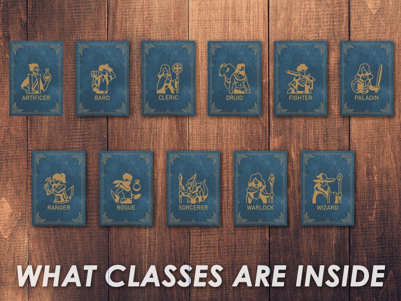 Dnd Spell Cards: Fillable for All Classes (D&D 5e Printable) - Etsy