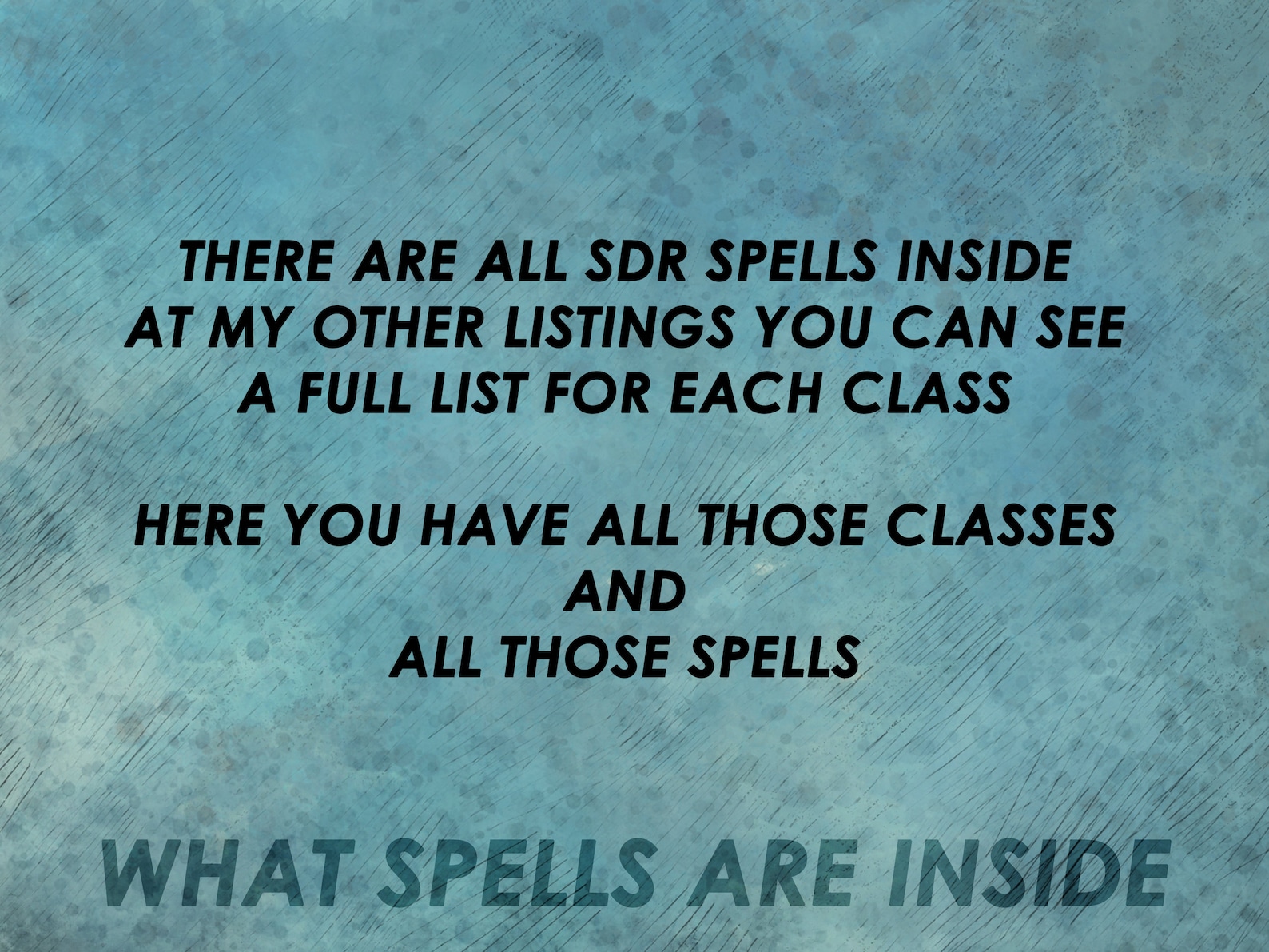 Dnd Spell Cards for Every Class MEGA SPELLS BUNDLE D&d Spellbook Spell ...