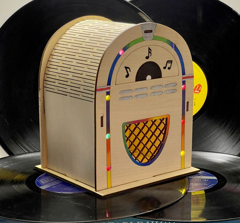 Jukebox Bank Laser Digital File - Etsy