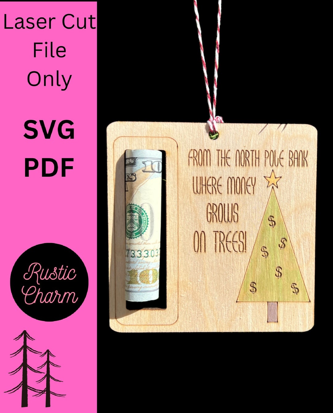 Money Holder Ornament File - Money Tree - Etsy