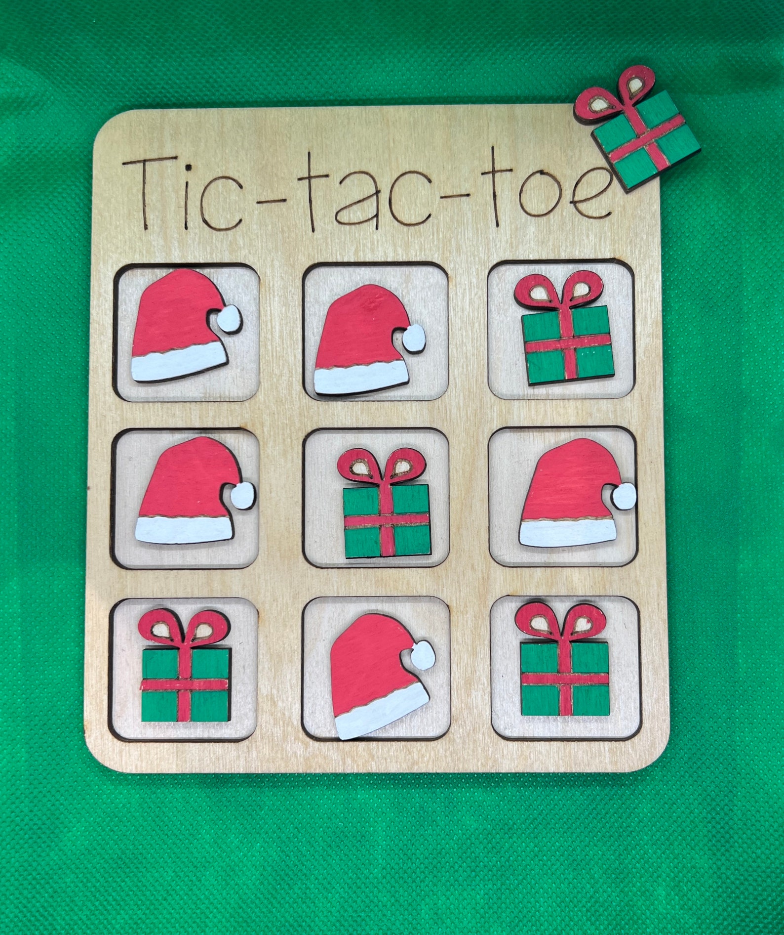 Holiday Tic Tac Toe DIGITAL FILE - Etsy