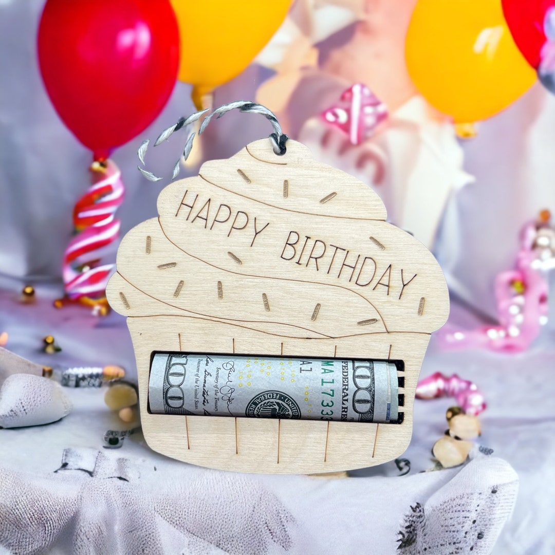 DIGITAL Birthday Money Holder FILE - Etsy
