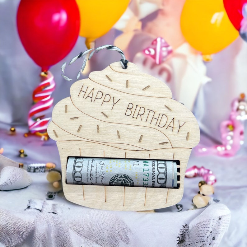 DIGITAL Birthday Money Holder FILE - Etsy