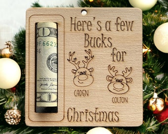Money Holder Ornament File A Few Bucks - Etsy