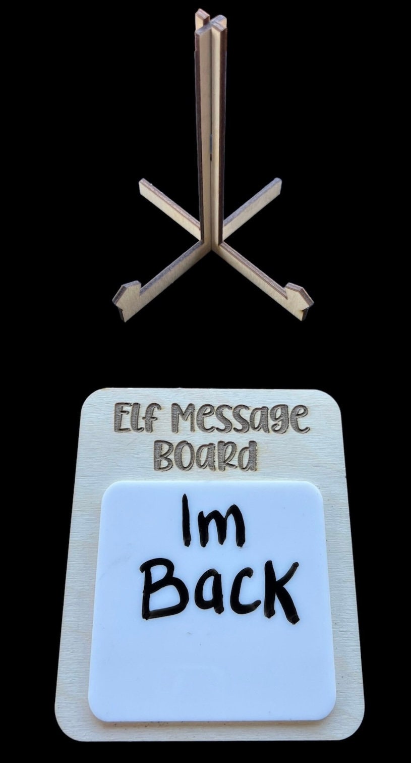 DIGITAL FILE- Message Board for Your Elf - Etsy