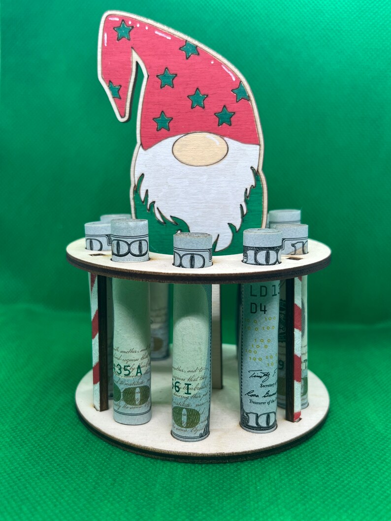 Gnome Money Holder Gift DIGITAL File - Etsy
