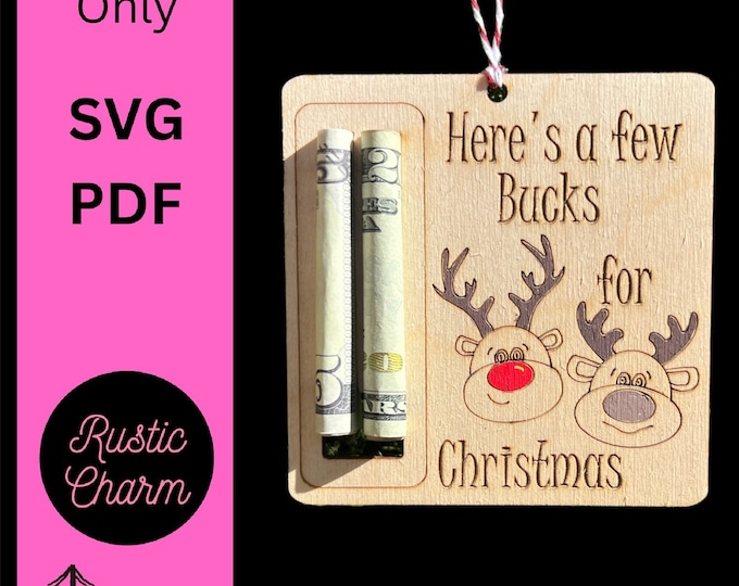 Money Holder Ornament File A Few Bucks - Etsy