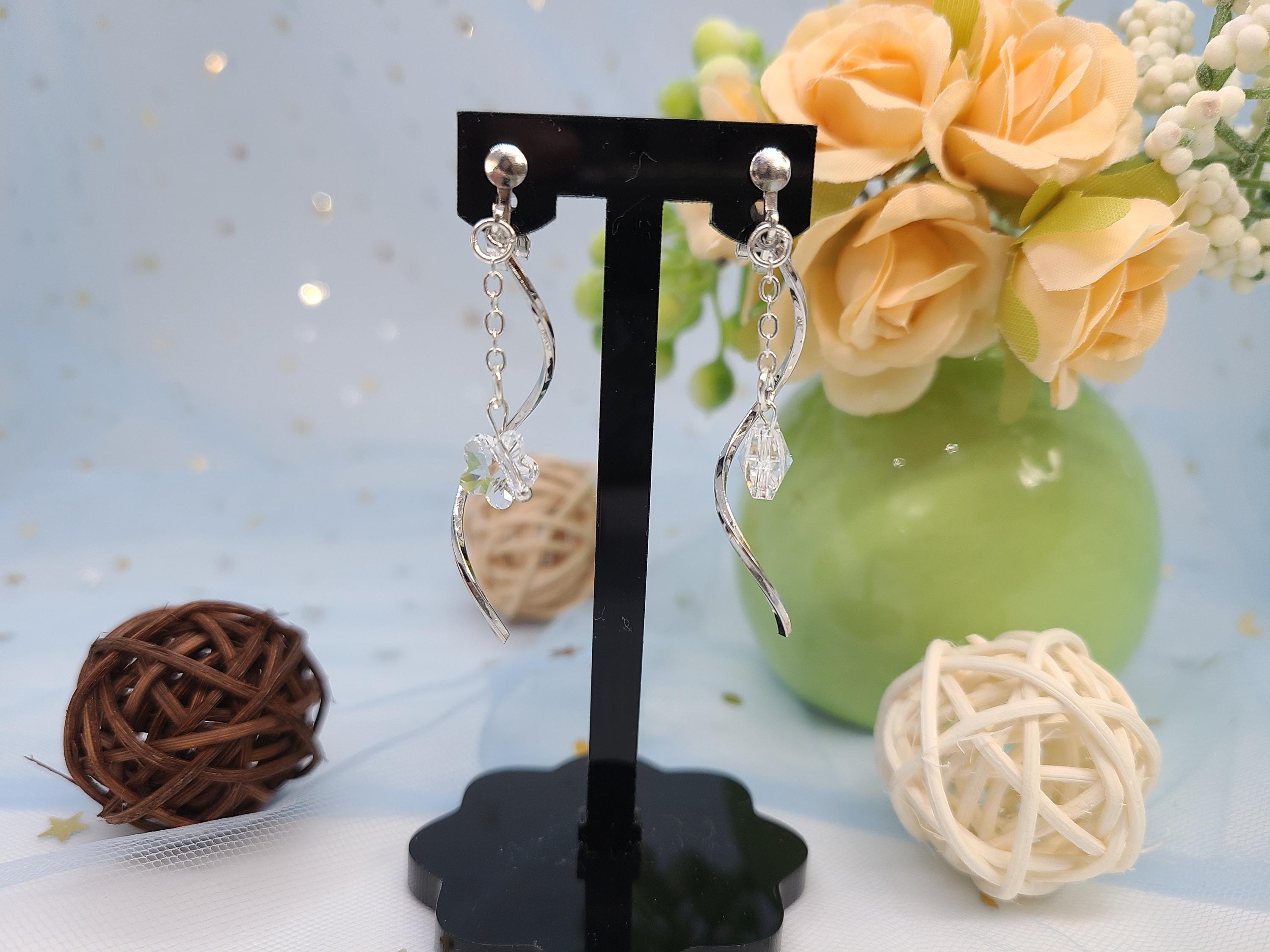 Elegant Design Adjustable Clip on Earrings - Etsy
