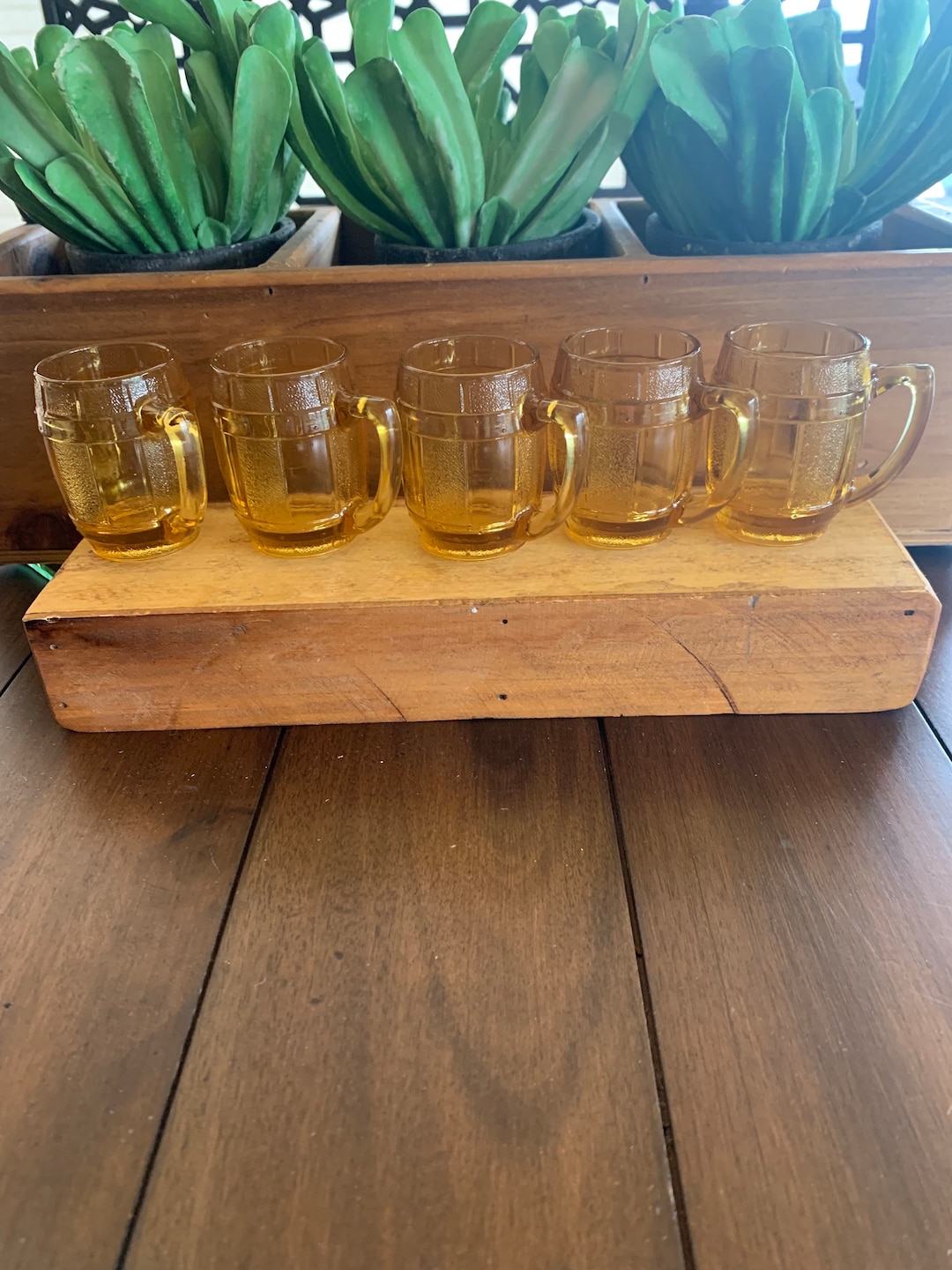 Amber Glass Mugs Barrel Shaped for Shots - Etsy