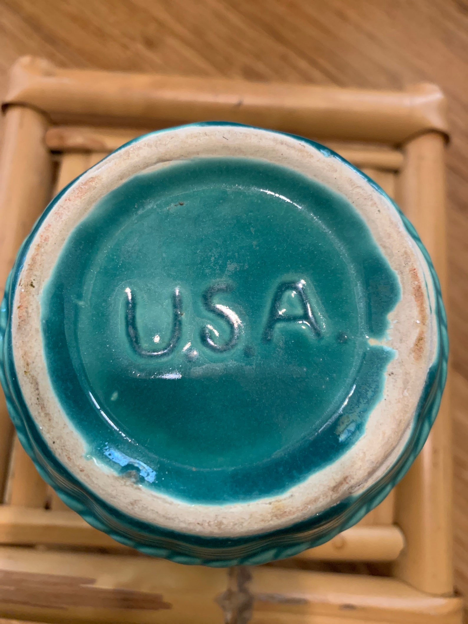 Vintage Turquoise USA Pottery - Etsy