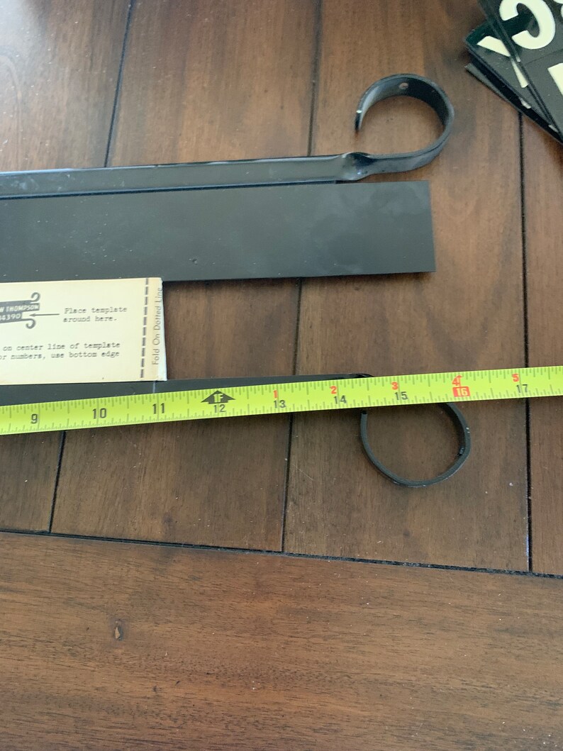 Vintage Wrought Iron Address Sign - Etsy