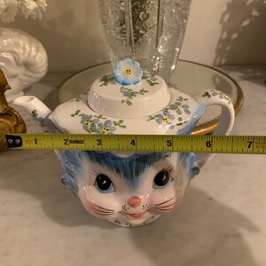 Lefton Miss Priss Cat Teapot - Etsy