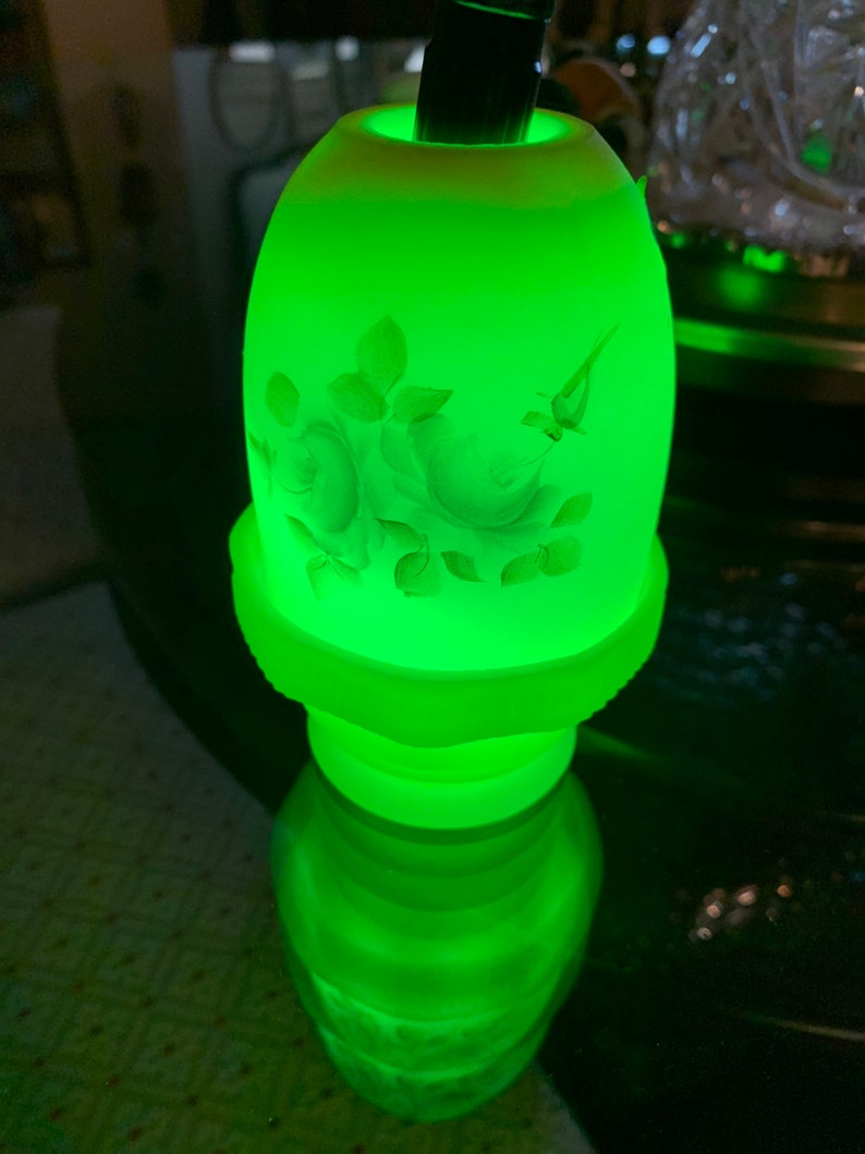 Vintage Fenton Fairy Lamp - Etsy