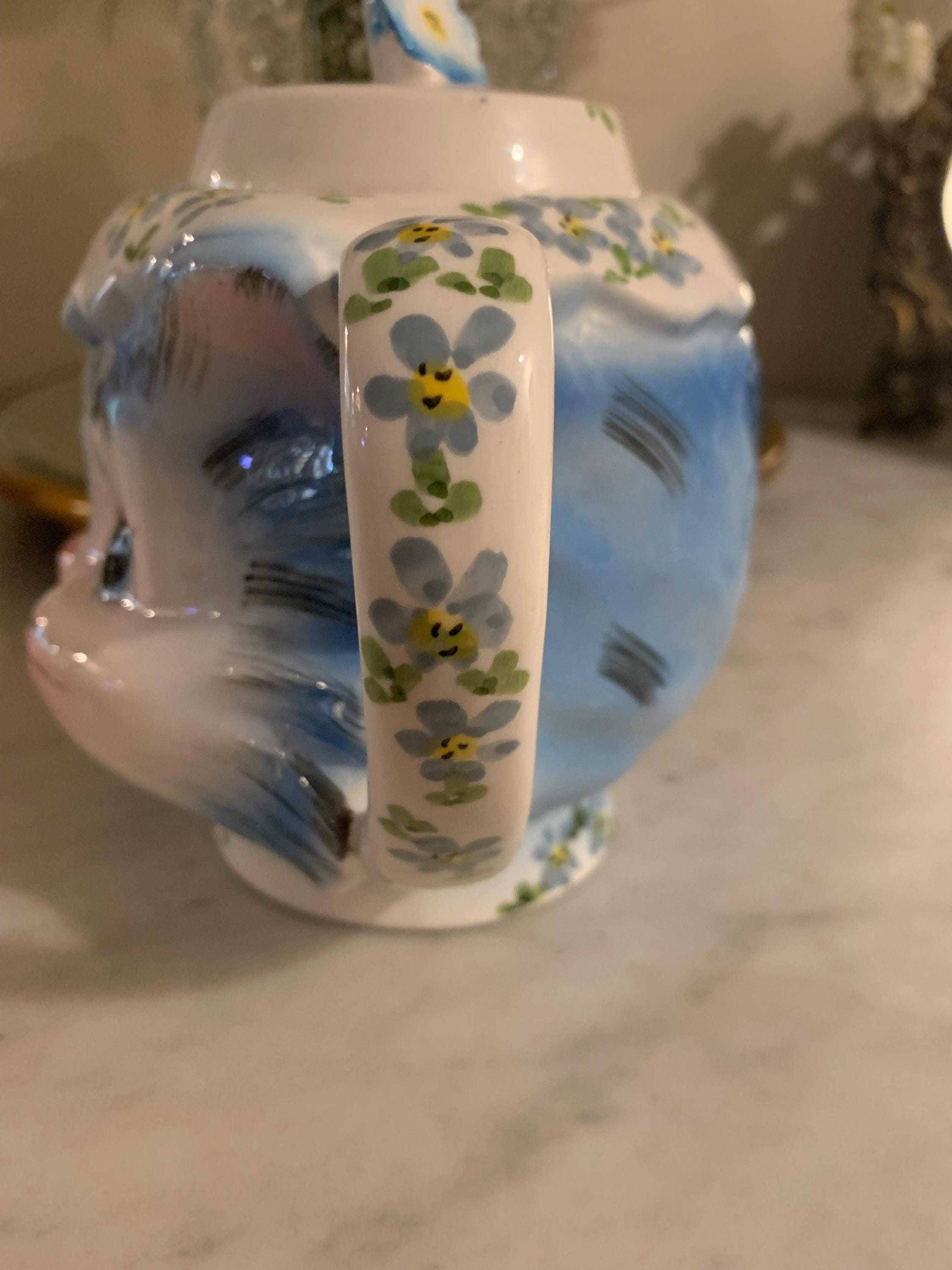 Lefton Miss Priss Cat Teapot - Etsy