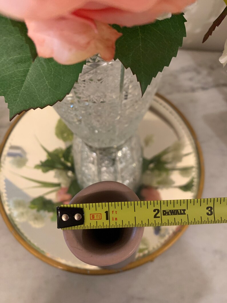 Van Briggle Art Pottery Pink Stem Vase - Etsy