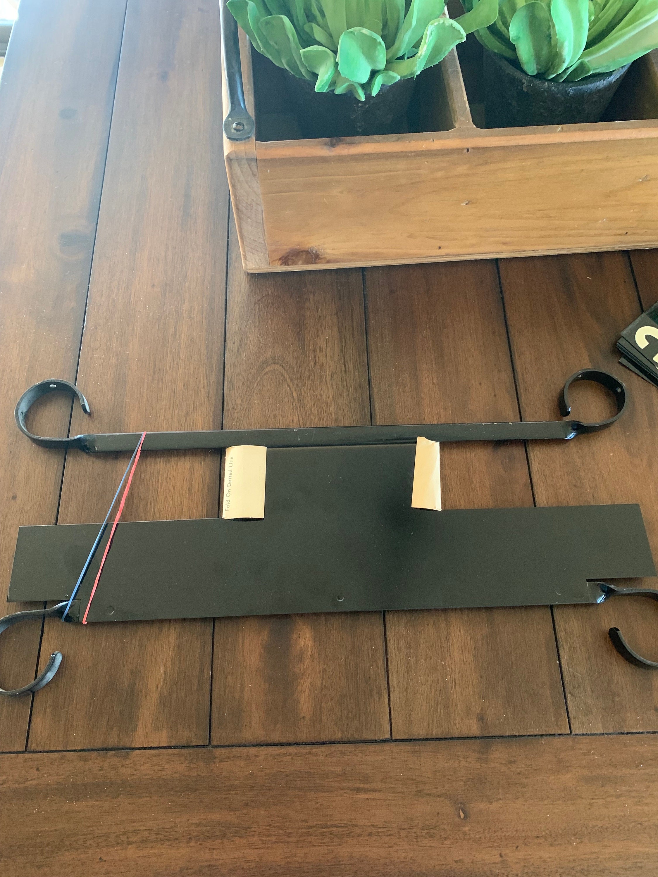 Vintage Wrought Iron Address Sign - Etsy