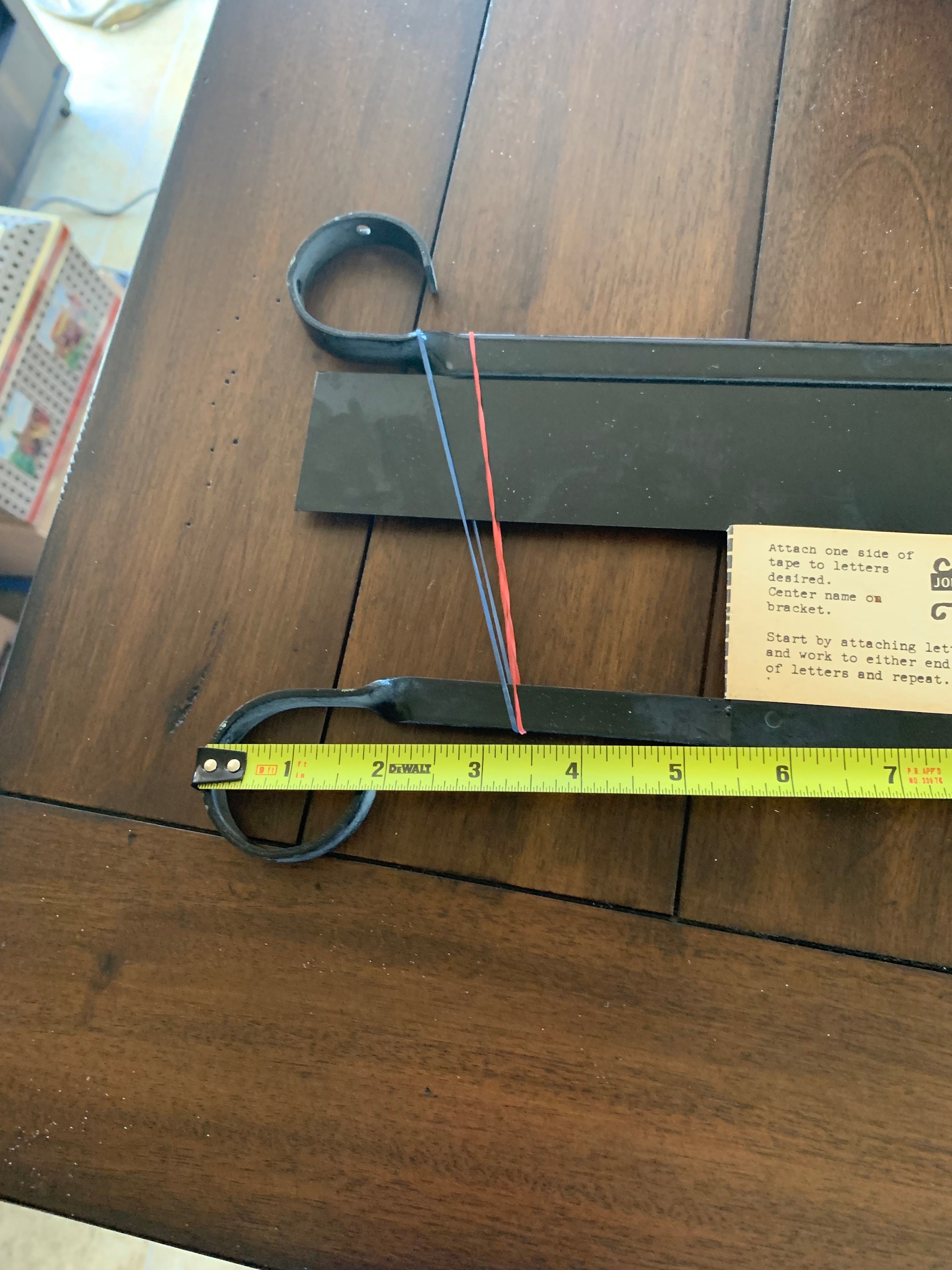 Vintage Wrought Iron Address Sign - Etsy