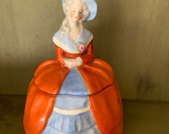 Half Doll Powder Box - Etsy