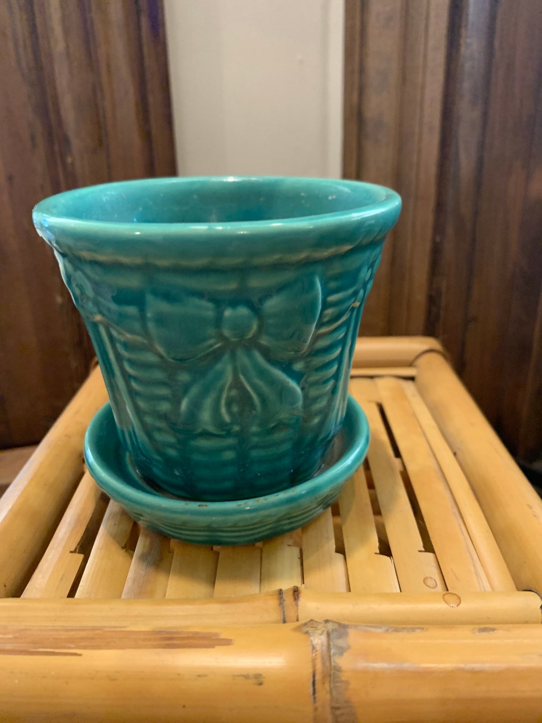 Vintage Turquoise USA Pottery - Etsy