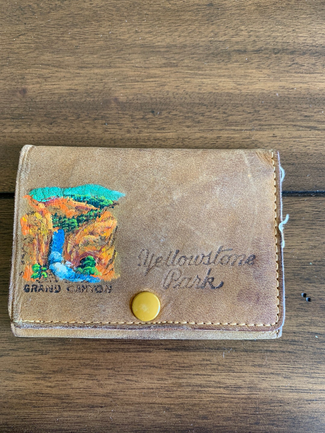 Vintage Tri-fold Childers Wallet Yellowstone Park - Etsy