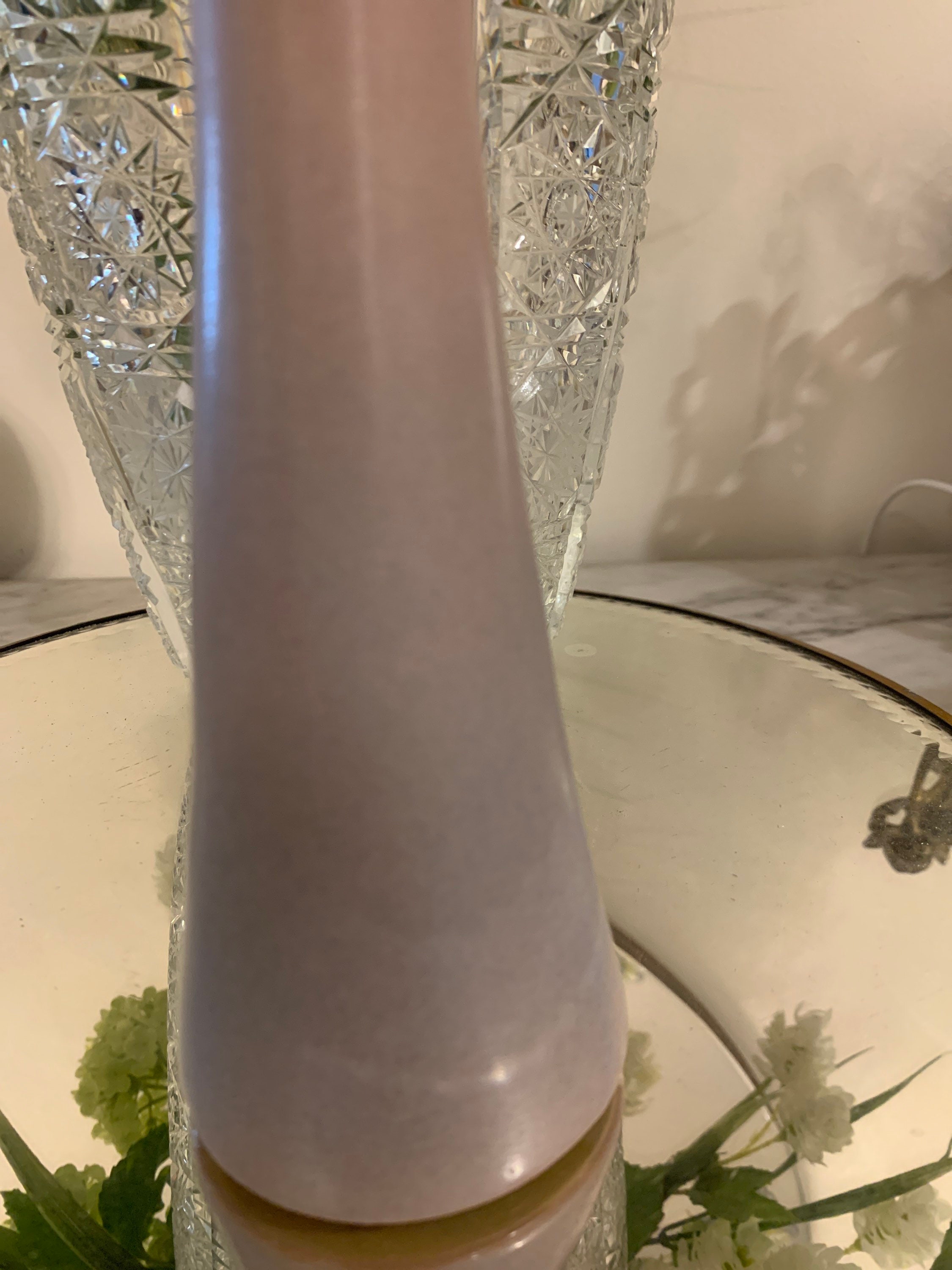 Van Briggle Art Pottery Pink Stem Vase - Etsy