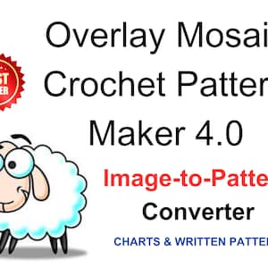 Mosaic Crochet Pattern Generator: Image to Chart & Written Pattern App ...
