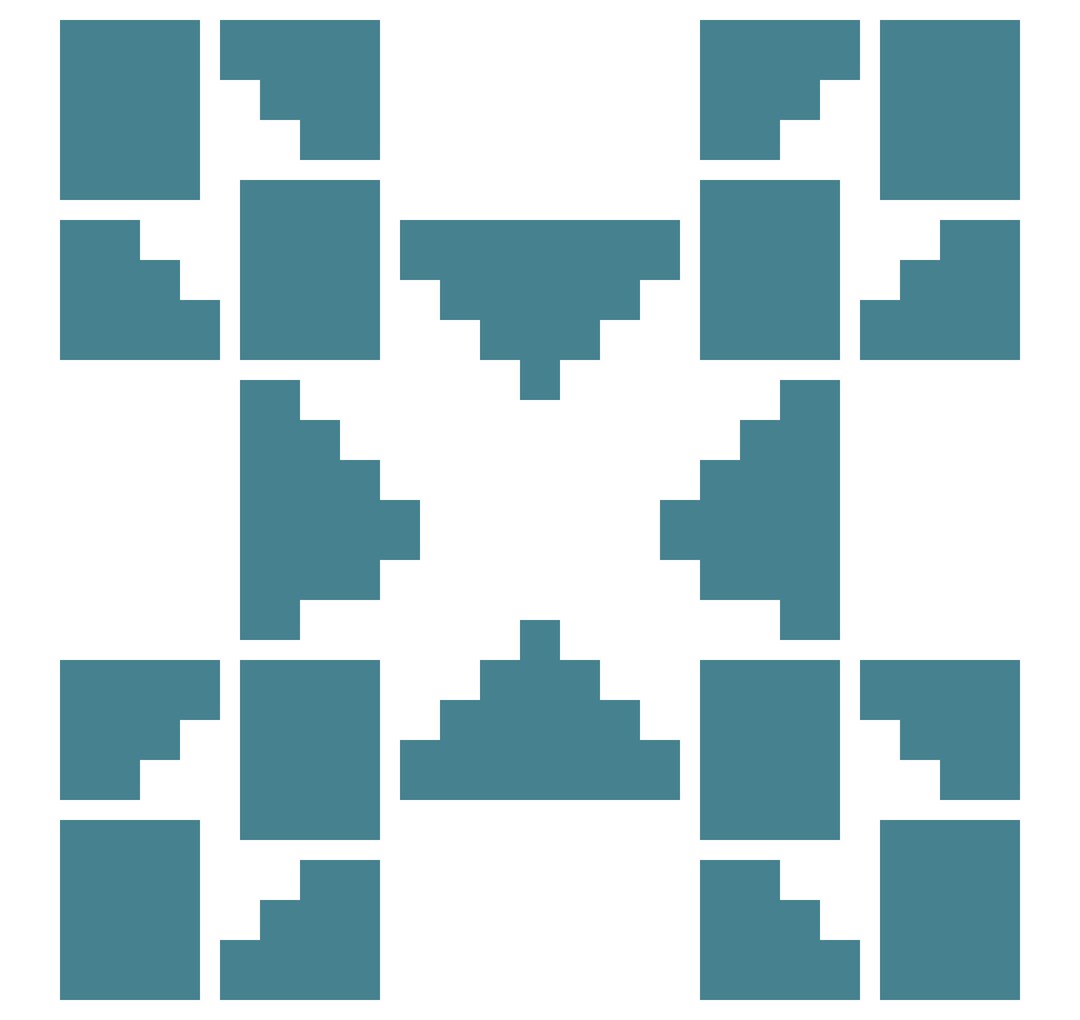 Quilt Square Mosaic Crochet Pattern Versatile Quilt Block Design ...