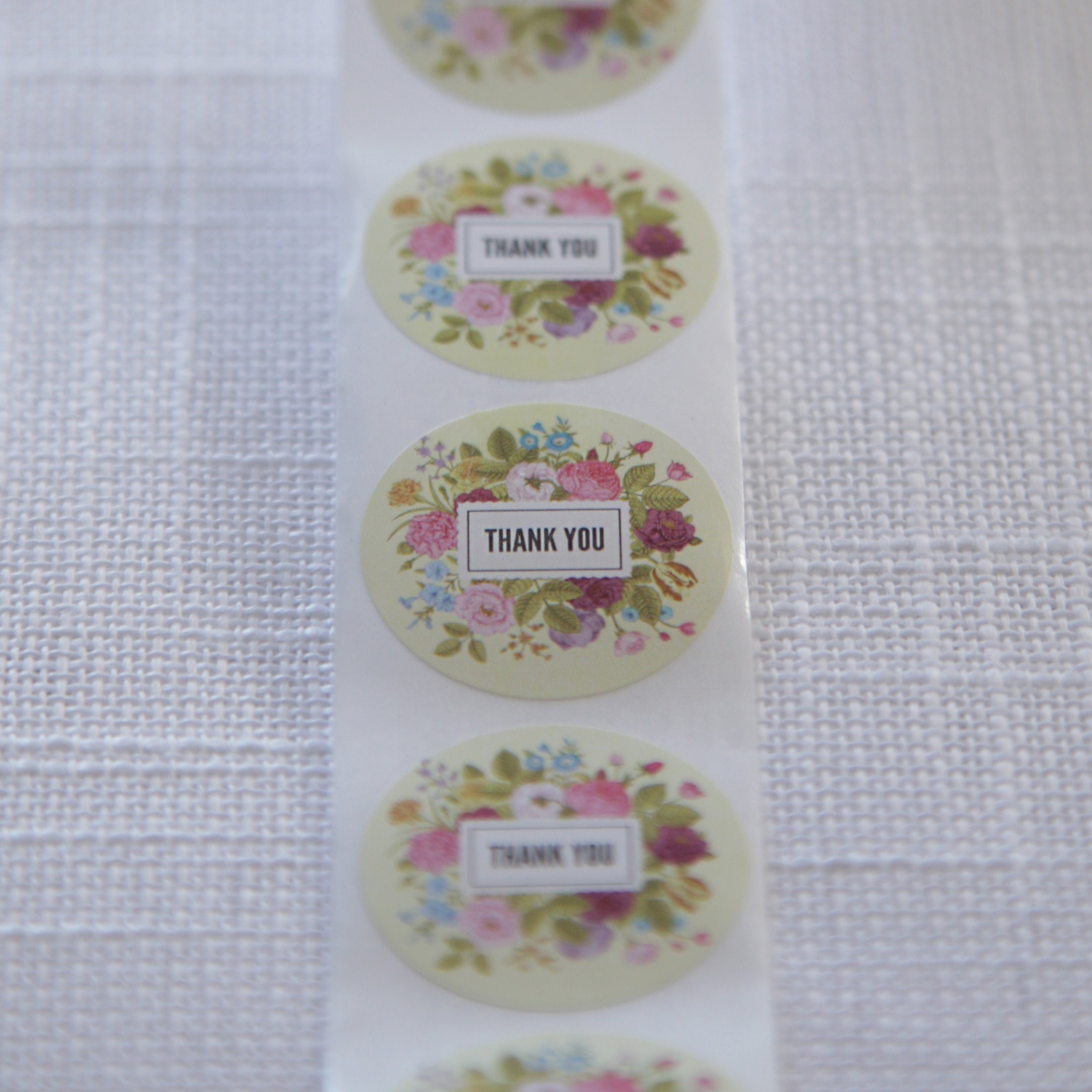 0.98 Say Thank You 10 Say Thank You Round Thank You Stickers for Gift ...