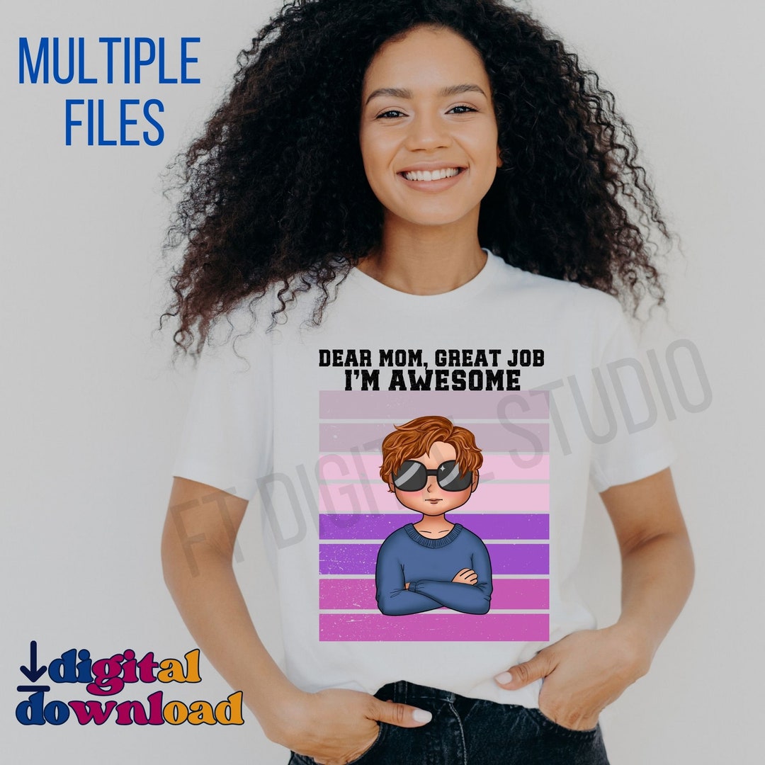 Great Job Mom | 7 Png Files |sublimation Design | Mother's Day | Mom ...