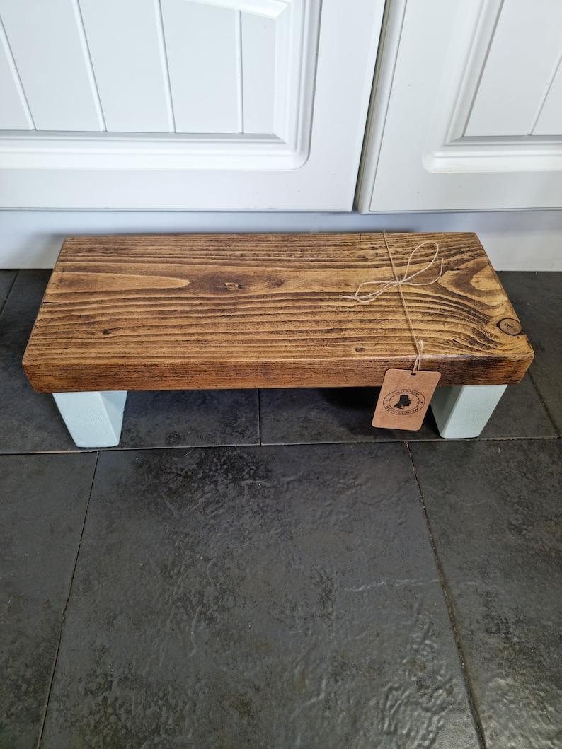 Handmade Wooden Step Stool / Kitchen Step / Kid Step / Bathroom Step ...