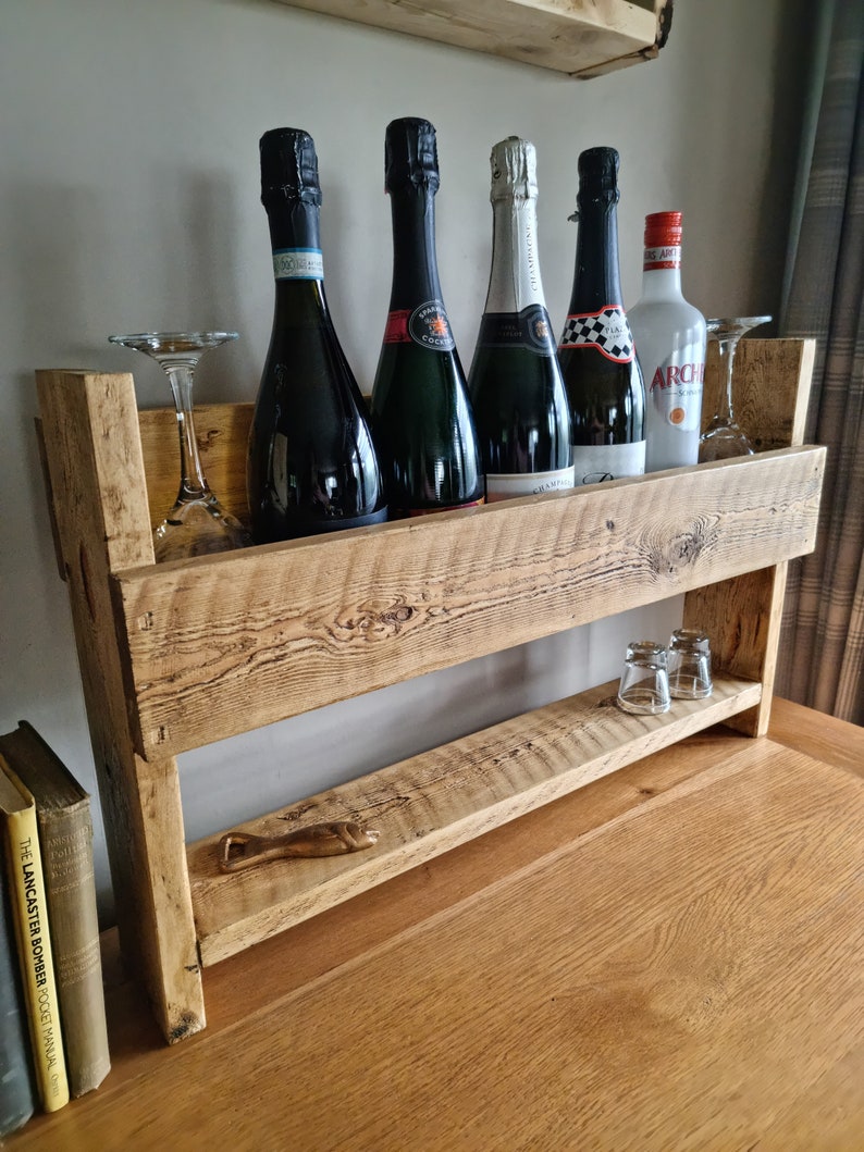 Wooden Counter Top Bar / Drinks Unit / Drinks Station / Reclaimed ...