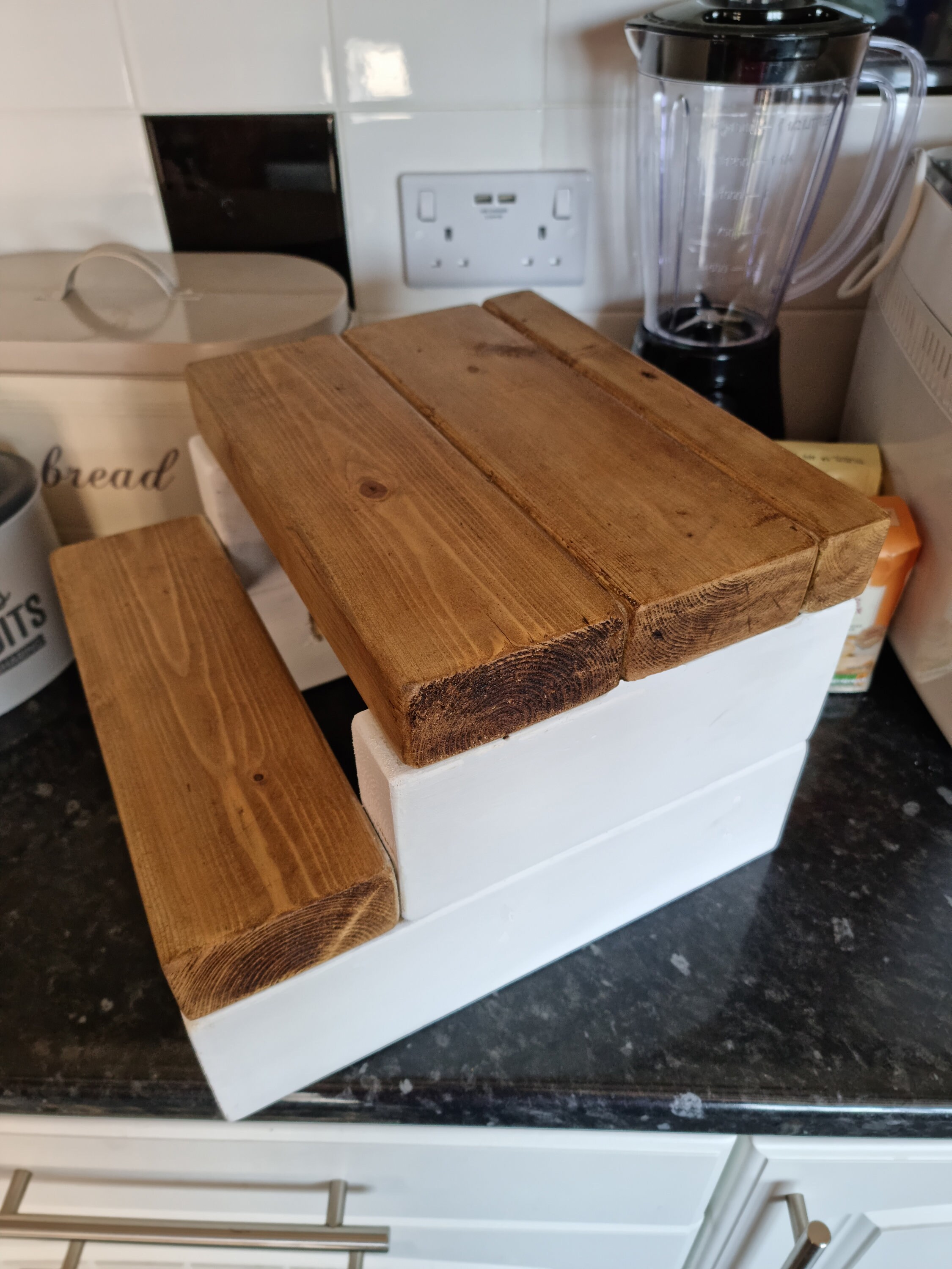 Handmade Wooden Step Stool / Kitchen Step / Kid Step / Bathroom Step ...