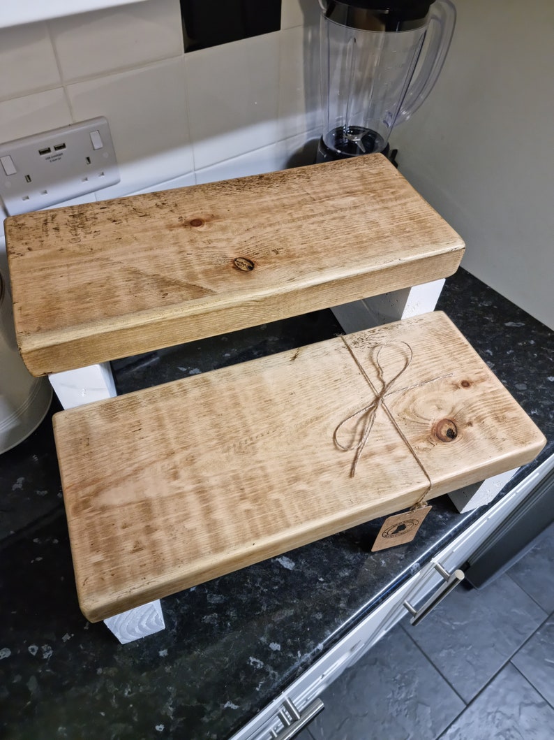 Handmade Wooden Step Stool / Kitchen Step / Kid Step / Bathroom Step ...