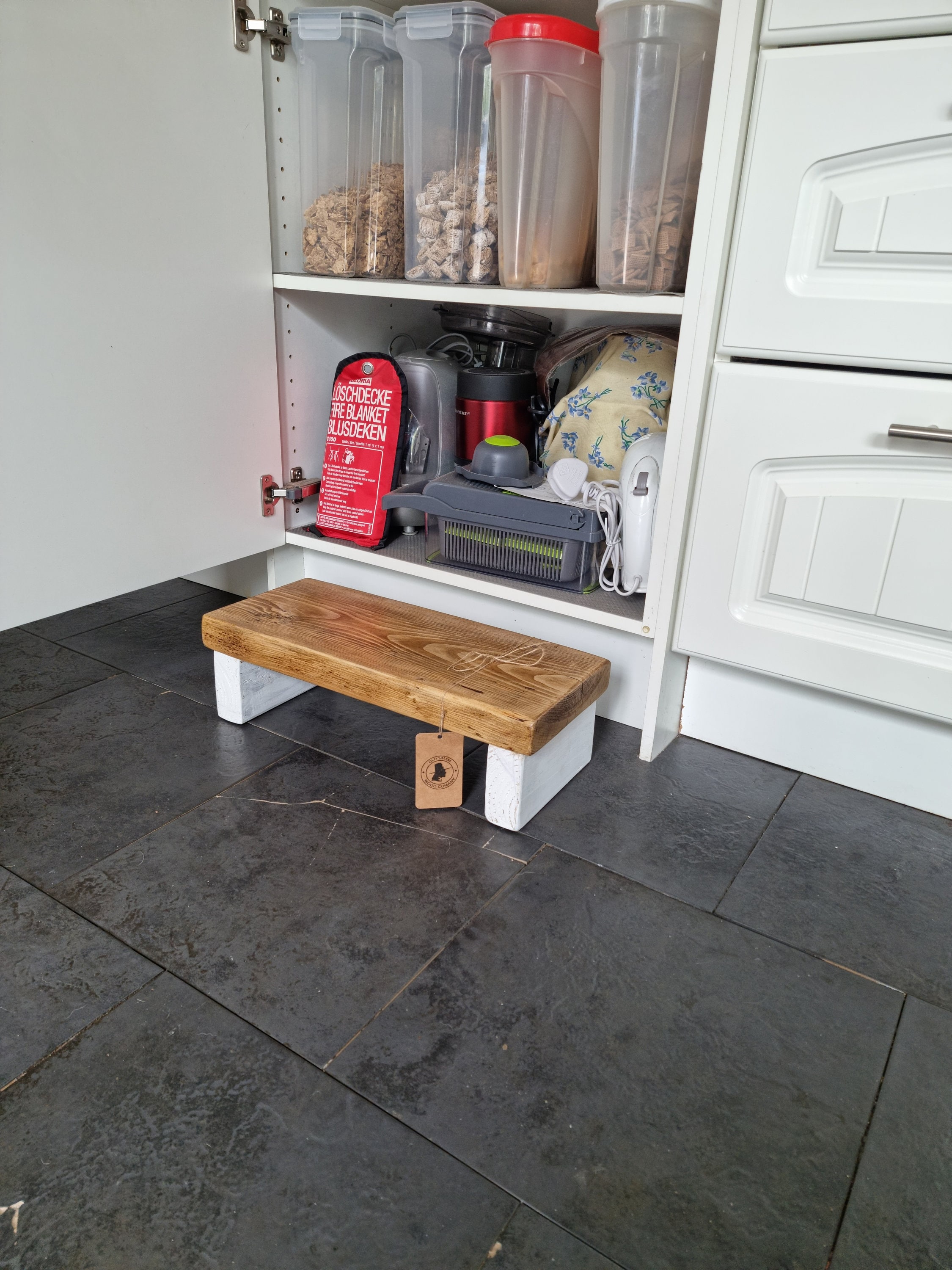 Handmade Wooden Step Stool / Kitchen Step / Kid Step / Bathroom Step ...
