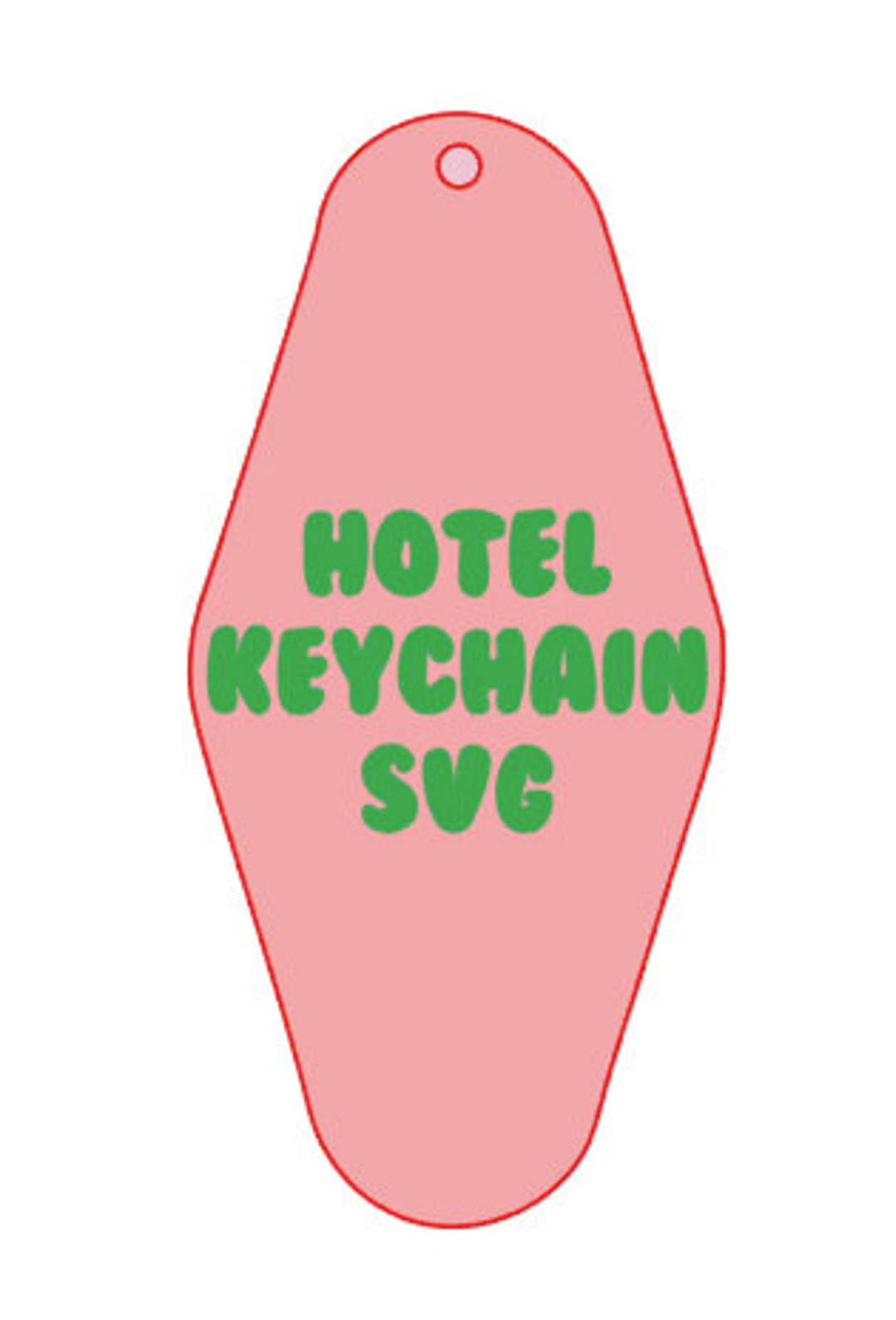 Hotel Keychain SVG Glowforge File Laser Cut File Hotelkeychain - Etsy UK