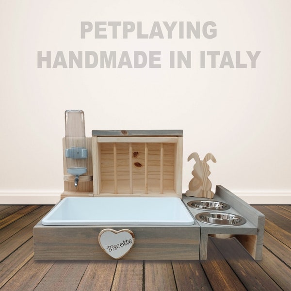 Rabbit Litter Box Hay Feeder - Etsy