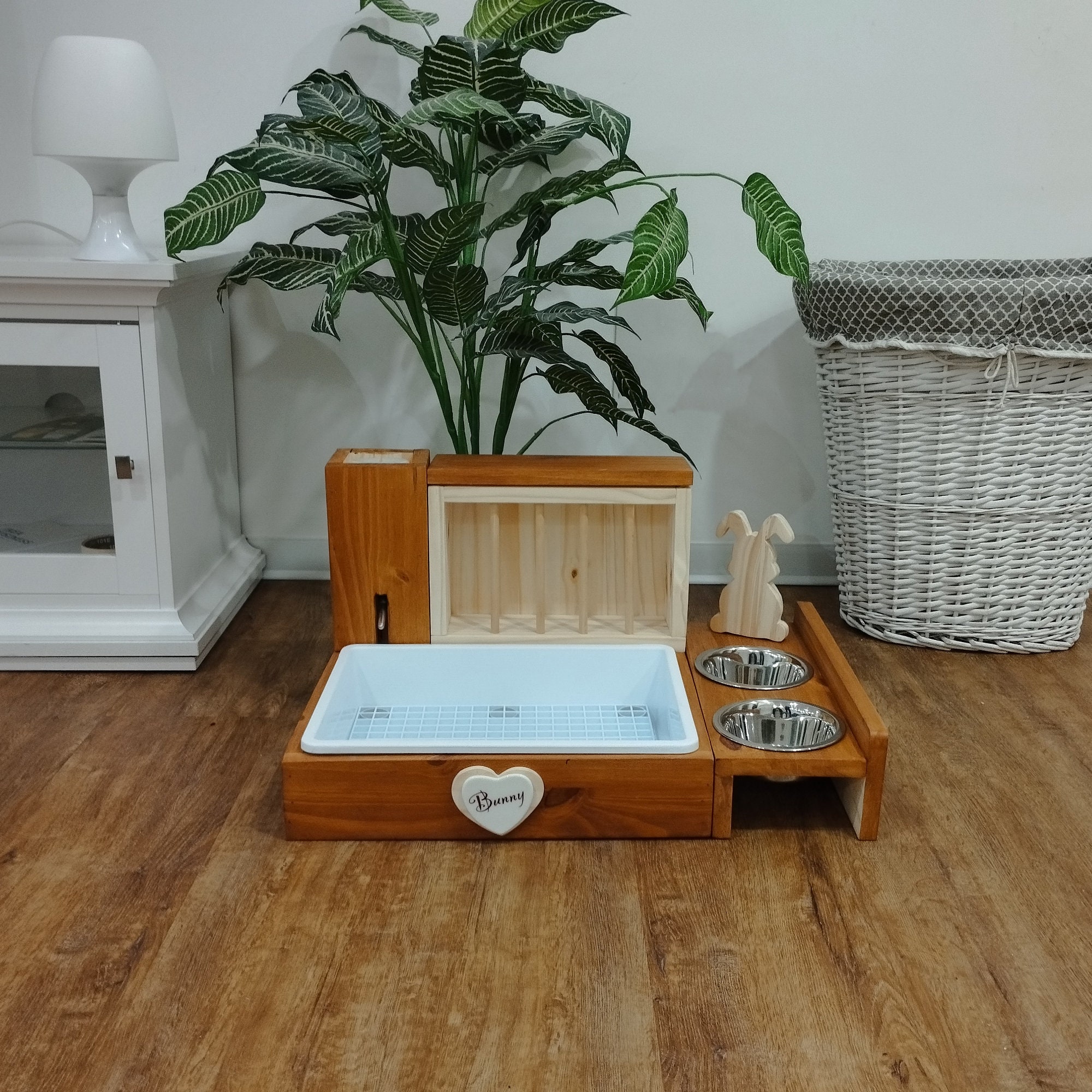 RABBIT FOOD STATION Best Rabbit Litter Rabbit Hay Feeder - Etsy