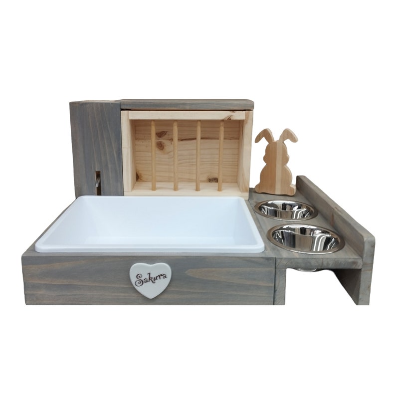 RABBIT FOOD STATION Best Rabbit Litter Rabbit Hay Feeder - Etsy