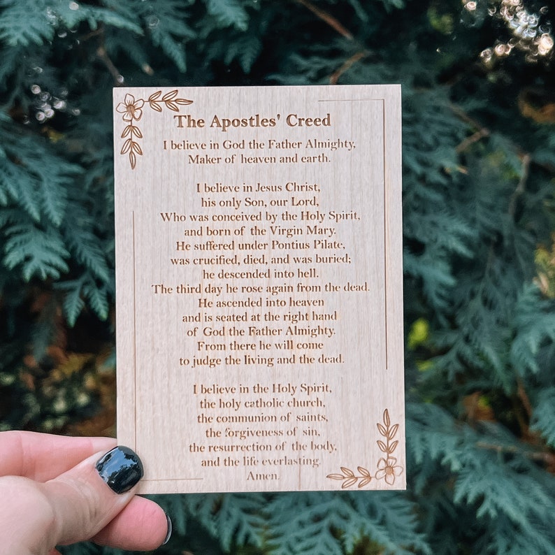 The Apostle’s Creed Magnet - Etsy