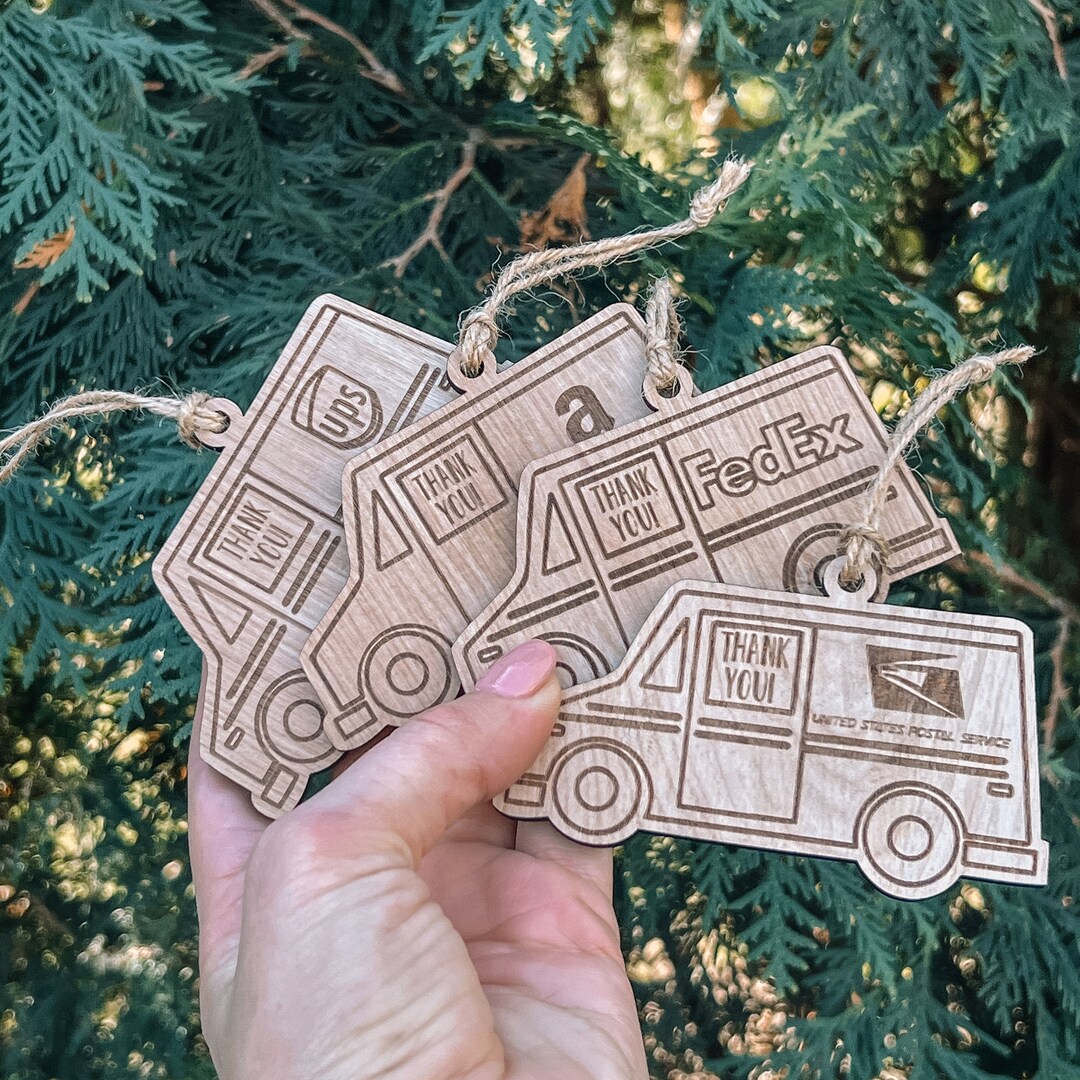 Holiday Delivery Driver Thank You Bundle Appreciation Ornament Amazon ...