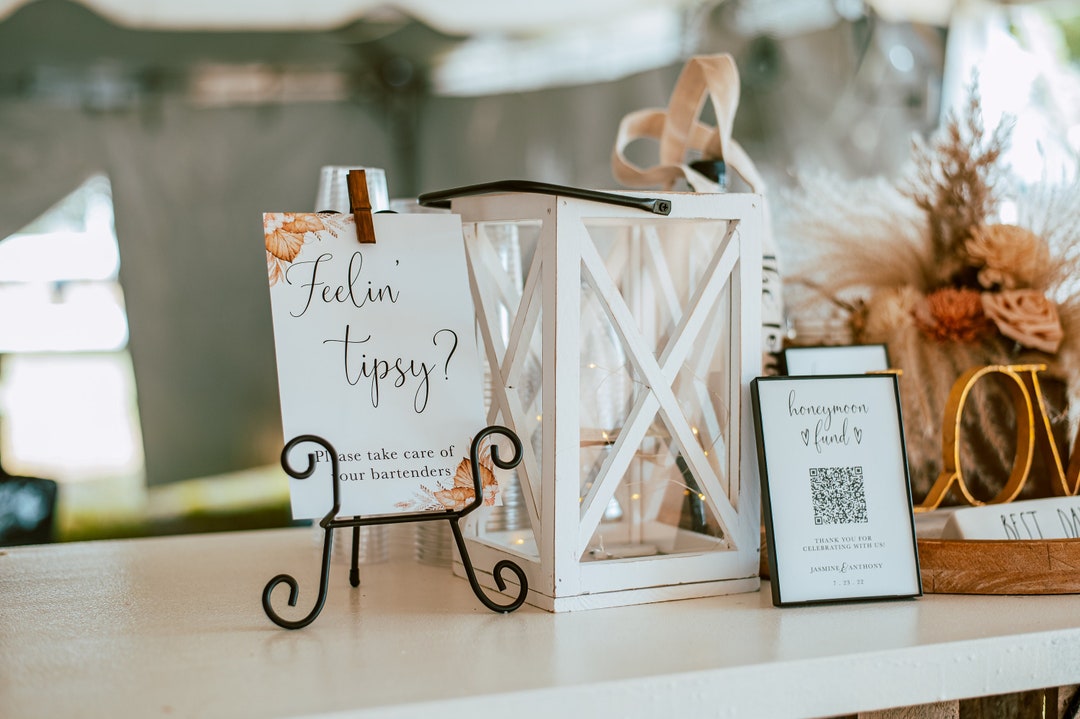 Feelin' Tipsy Boho Printable Bar Sign | Digital Download | Bar Sign ...