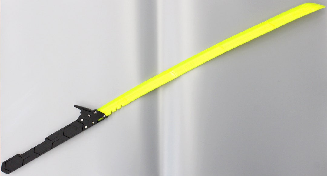 Arasaka Thermo Katana Giant Transparent Blade Thermal Sword ...