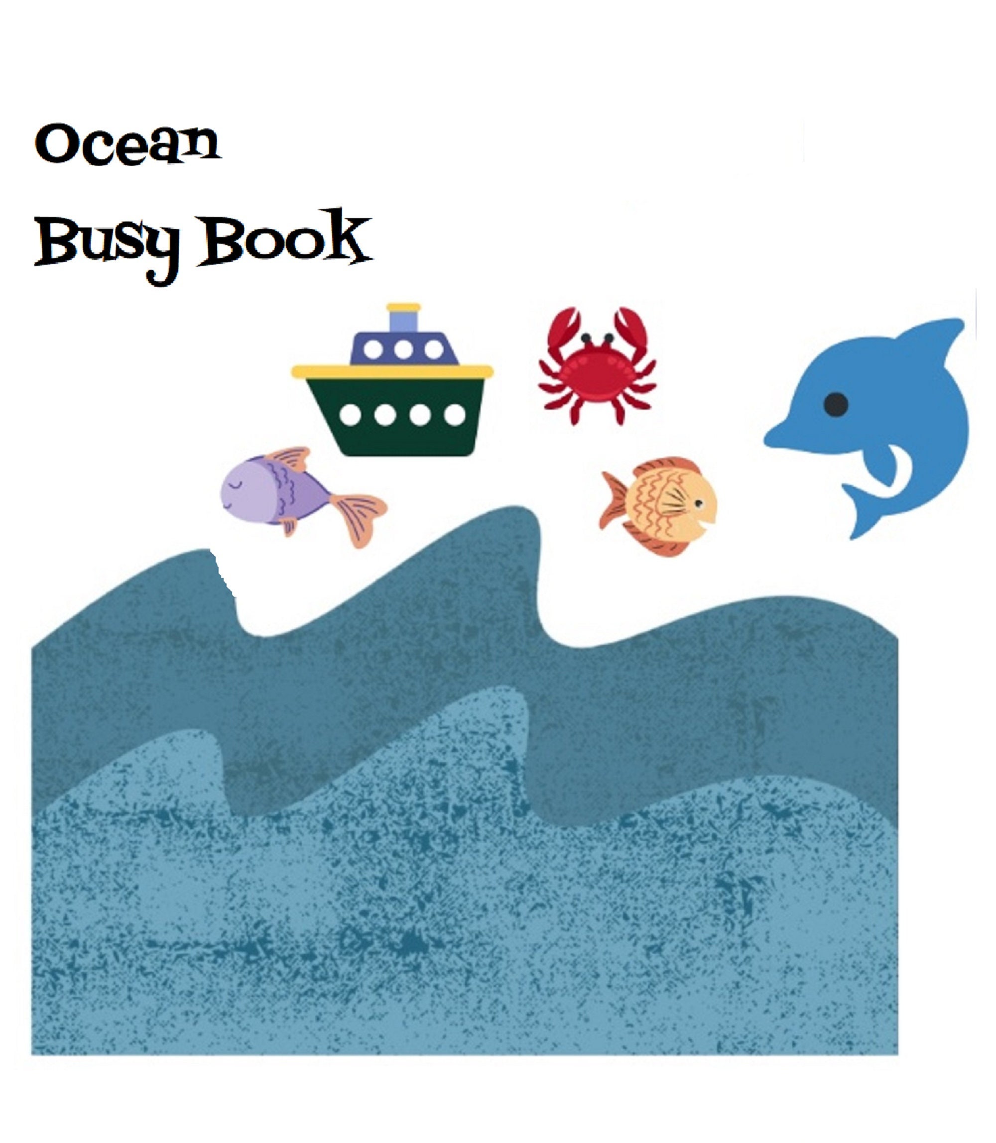 Ocean Busy Book Printable | Toddler | Preschool | Learning Flipbook ...